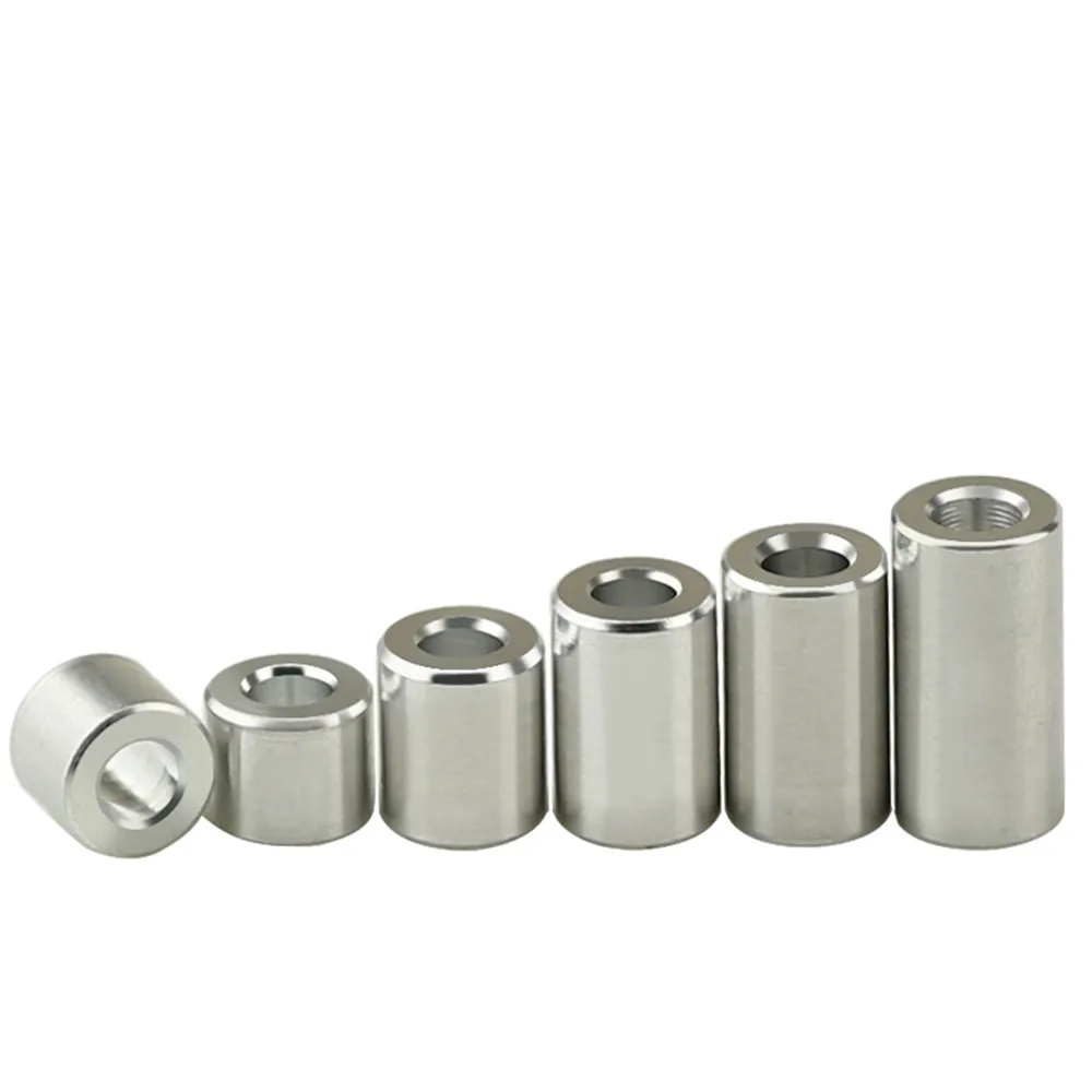 M4-M5-M6-m8-m10-Aluminum-Washer-Bushing-Round-Hollow-No-Thread-Standoff ...