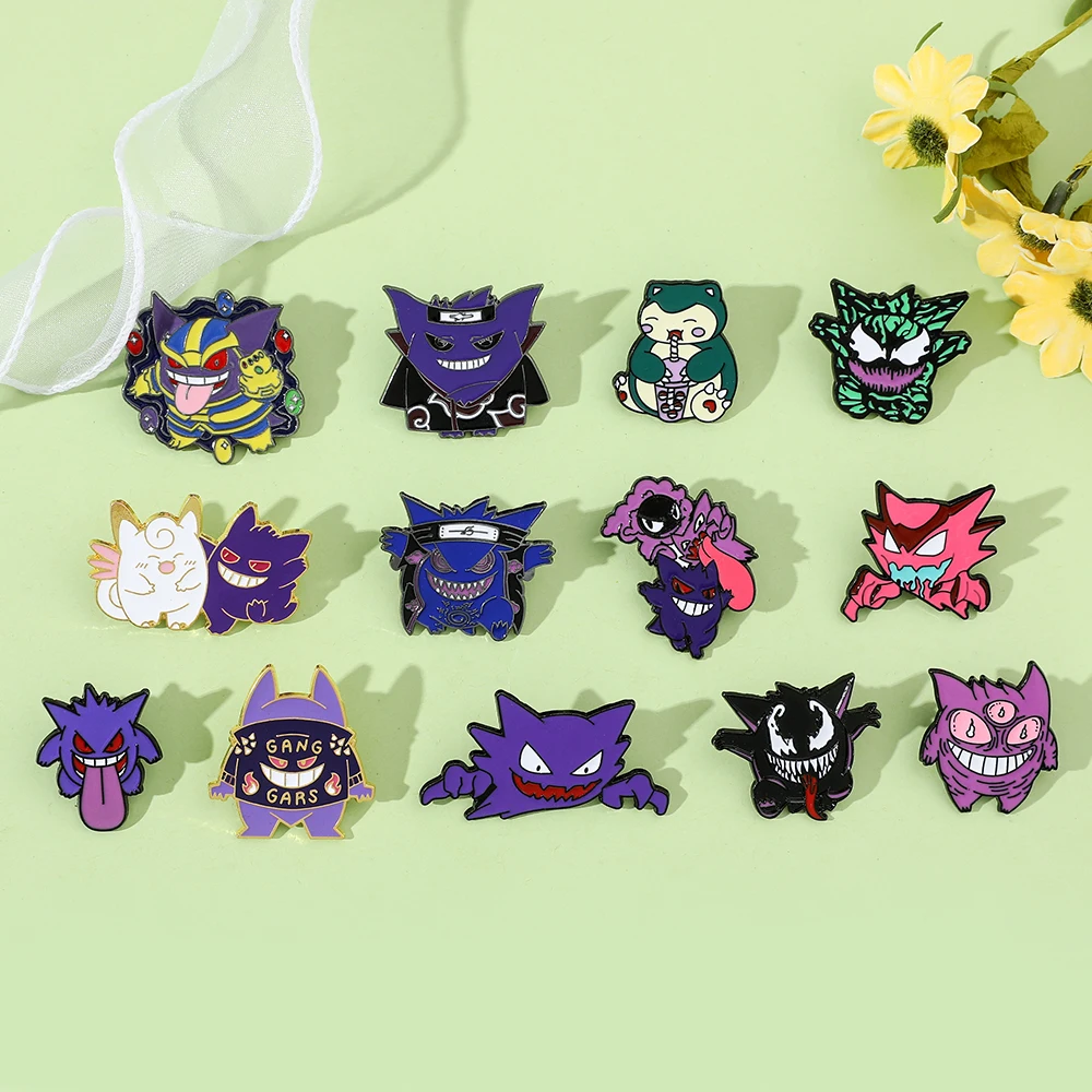 Pokemon-Gengar-Cartoon-Brooches-Anime-Enamel-Lapel-Pins-for-Backpack ...