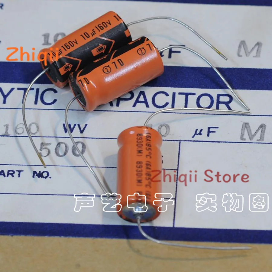 10pcs-30pcs-10uF-160v-SPRAGUE-7D-160V10UF-10x20mm-Electrolytic ...