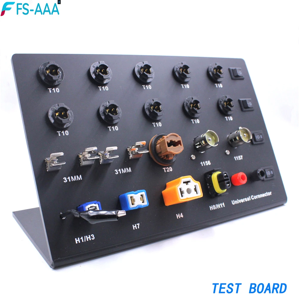 T10 T5 Led Test Board T5 W5w Led Bulb Display Board T5 T10 T20 1156 ...