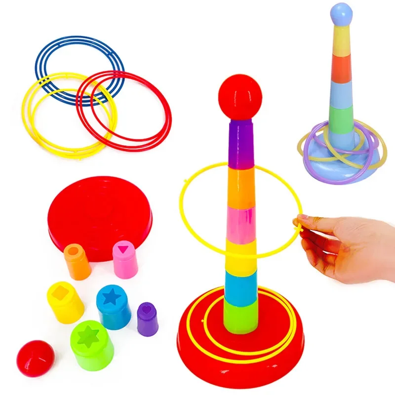 Children-Throw-Circle-Game-Ferrule-Stacked-Toys-Fun-Indoor-Outdoor ...