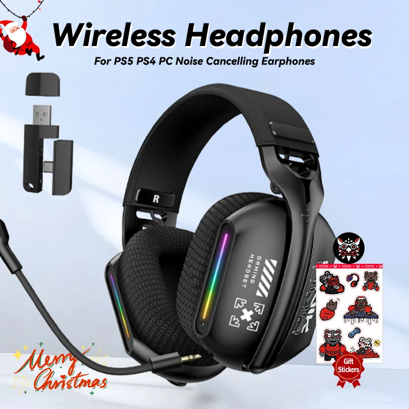 ONIKUMA-GT808-Gaming-Headphones-With-Mic-Ergonomic-Design-5-3-Wireless ...