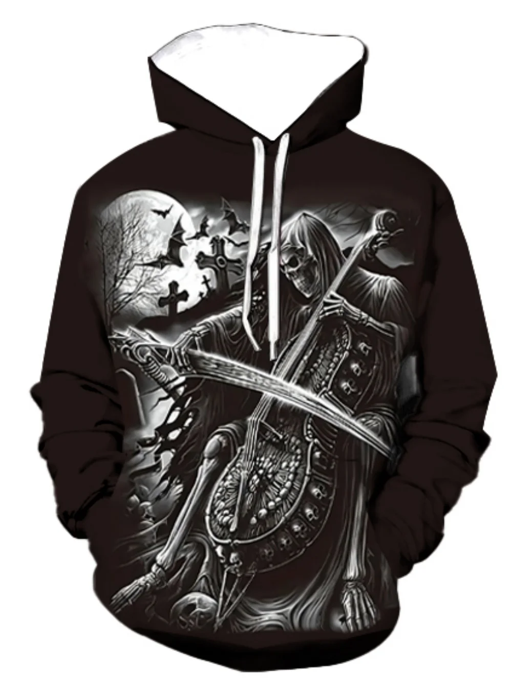 3D-Heavy-Metal-Skull-Print-Hoodie-Sweatshirt-Punk-Ryock-Men-s-Casual ...