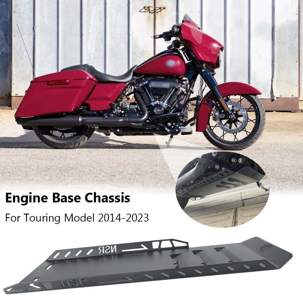 Motorcycle-Skid-Plate-Lower-Engine-Base-Chassis-Guard-Protection-Black ...
