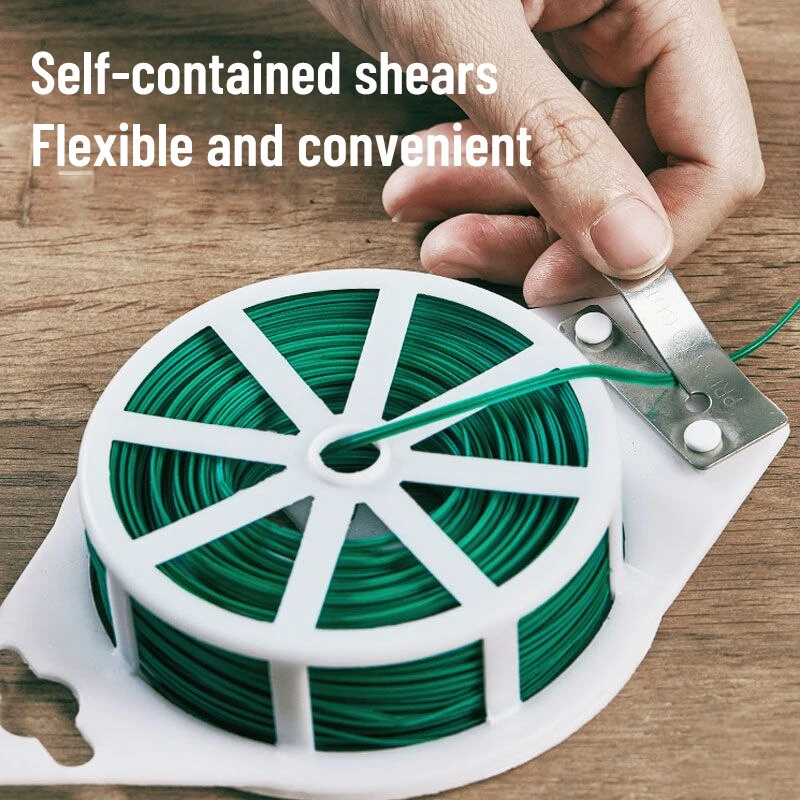1 Roll 100M Multifunctional Plastic Steel Twist Tie Sturdy Reusable ...