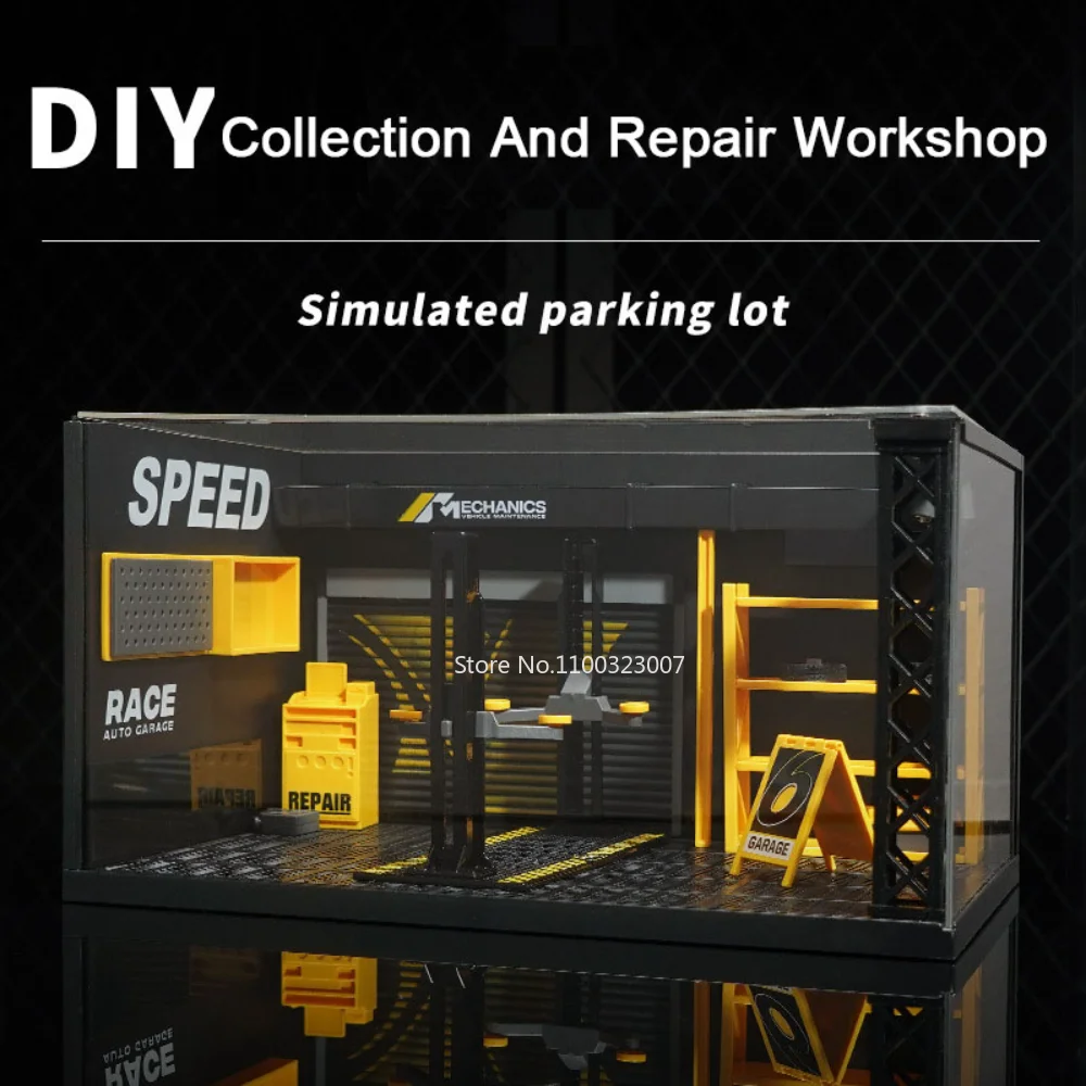 1:24 Simulated DIY Repair Shop Model Diecasts Metal Alloy Mini Model ...