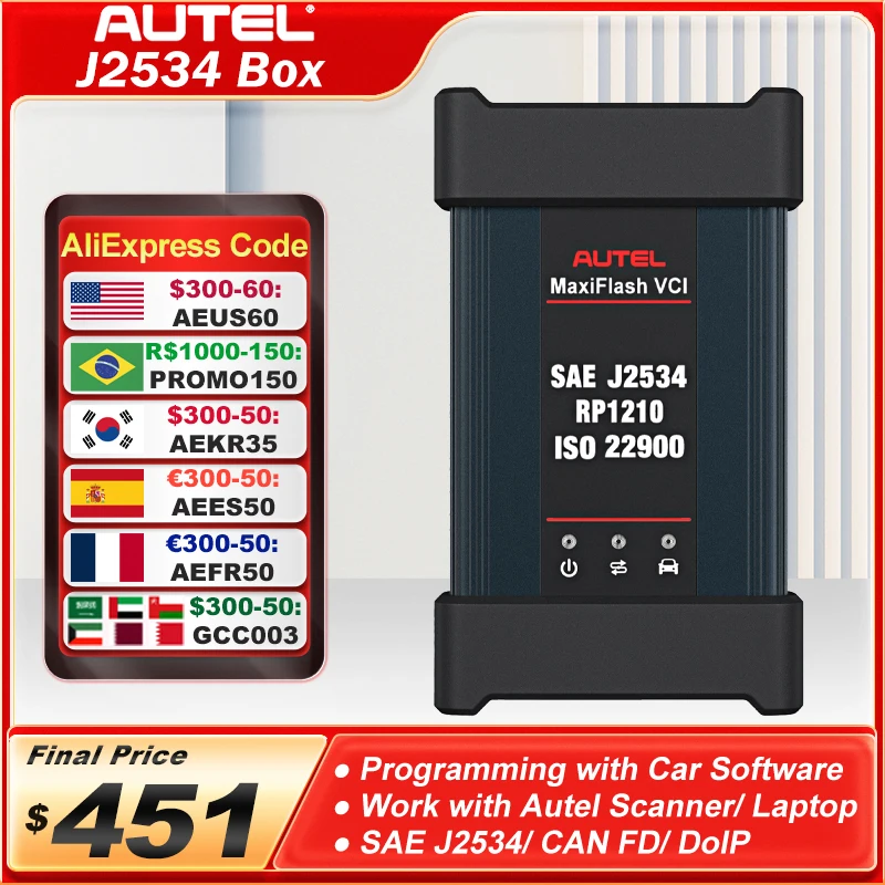 Autel-programador-VCI-MaxiFlash-VCI-Dongle-J2534-ECU-reprogramaci-n-de ...