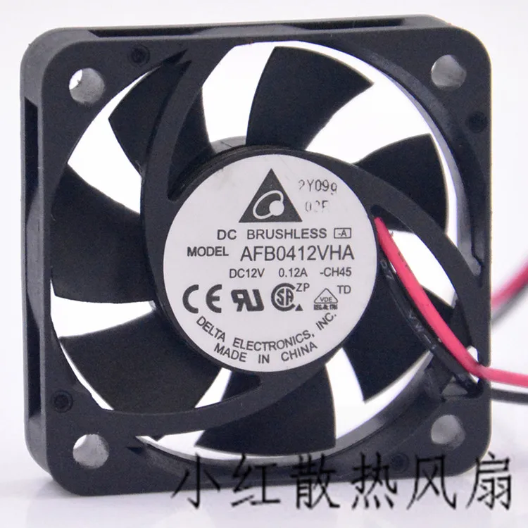 Delta Electronics AFB0412VHA DC 12V 0.12A 40x40x10mm 2-Wire Server Cooling Fan - Cocoolingdirect