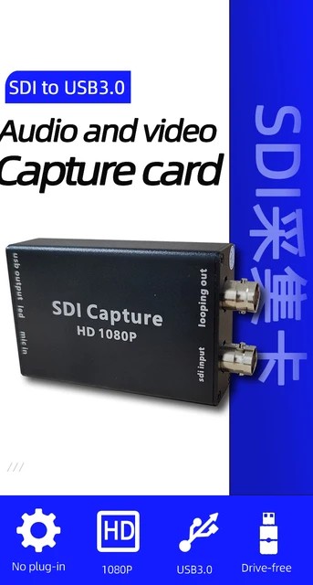 1080P SDI To USB Video Capture Card Uvc SDI Input And USB, 58% OFF