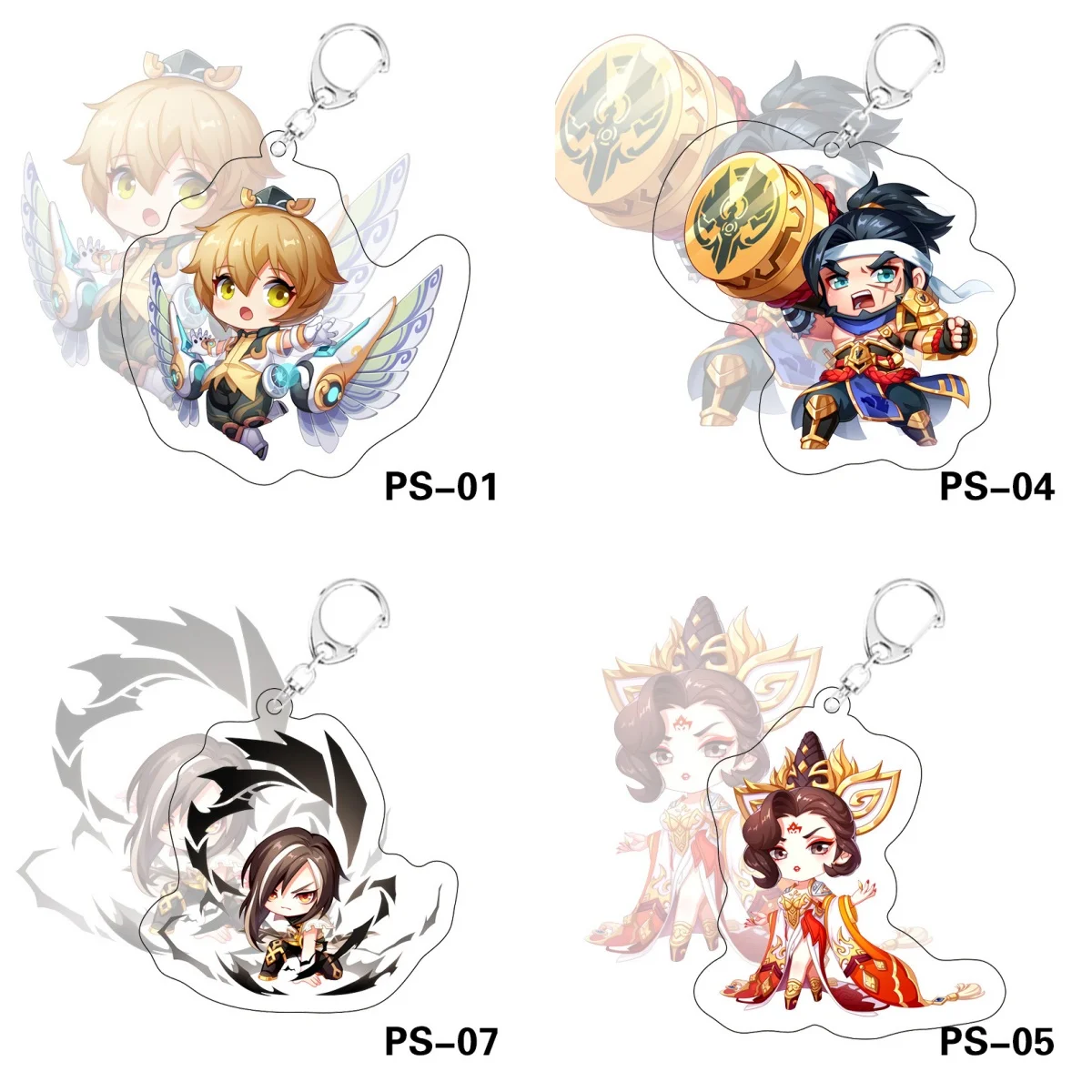 Game-Honor-of-Kings-Cartoon-Acrylic-Keychain-6cm-schooibag-pendant ...