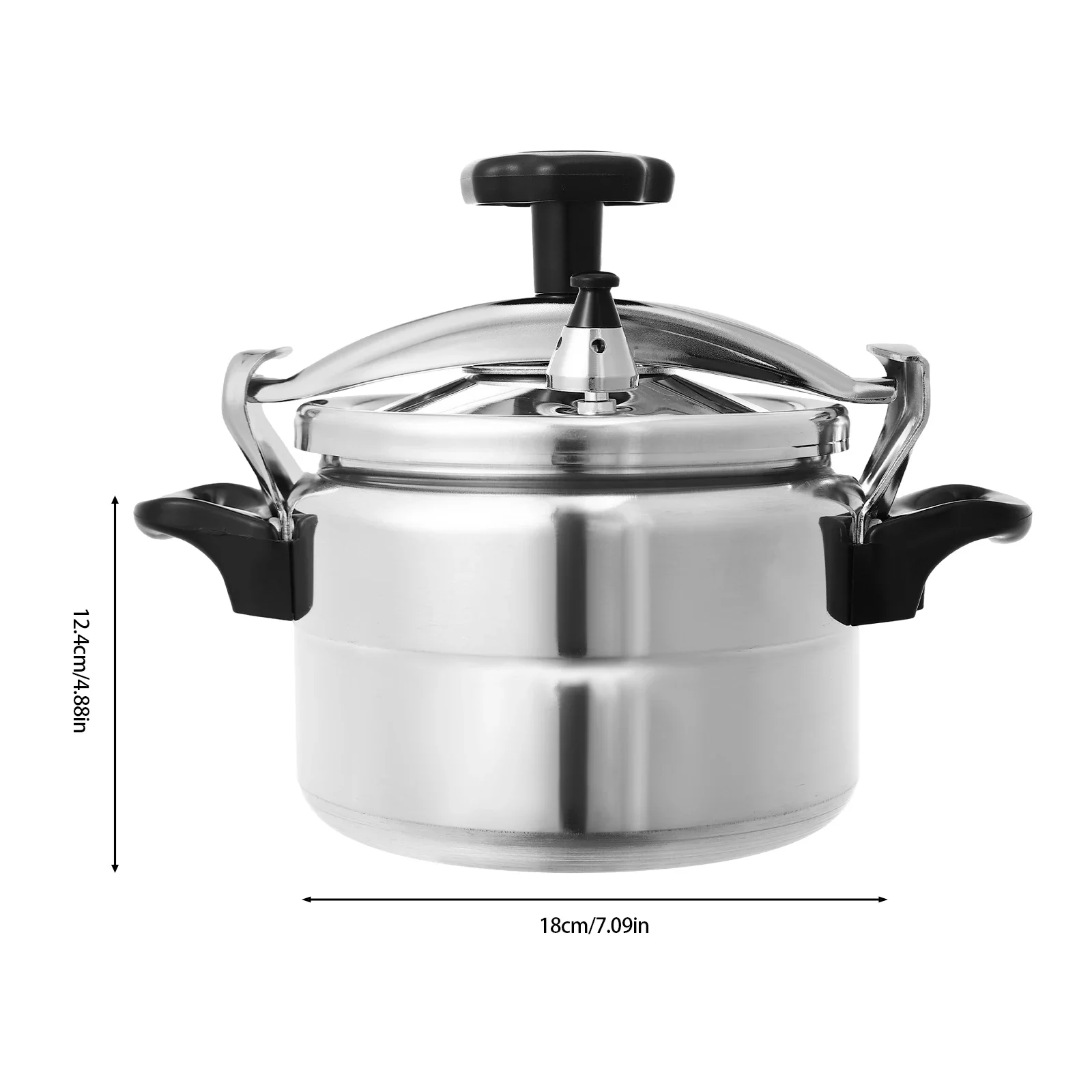 Aluminum Alloy Pressure Cooker – 3L High-Pressure Safety Cooking Pot ...