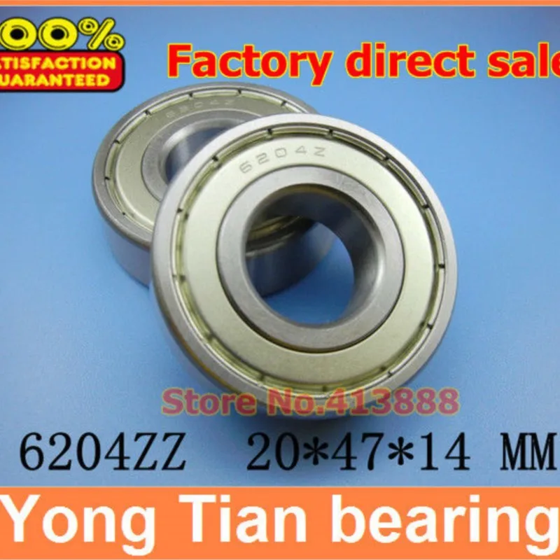 NBZH-bearing-1pcs-Miniature-Deep-Groove-Ball-Bearing-6204ZZ-6204-2RS ...
