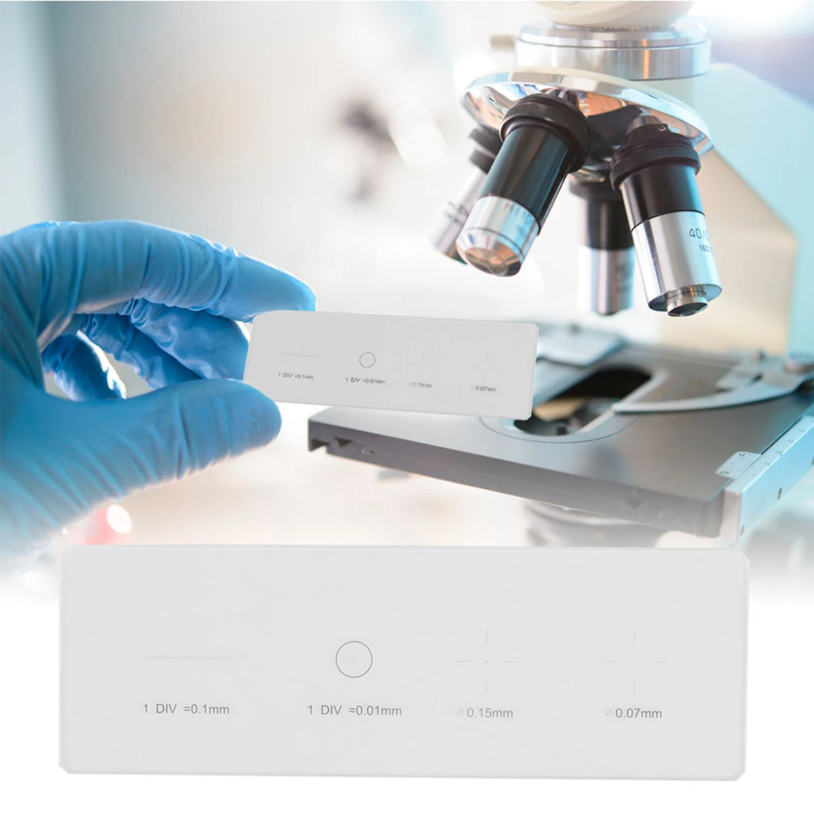 Microscope-Objective-Micrometer-Calibration-Slide-Glass-Stage ...