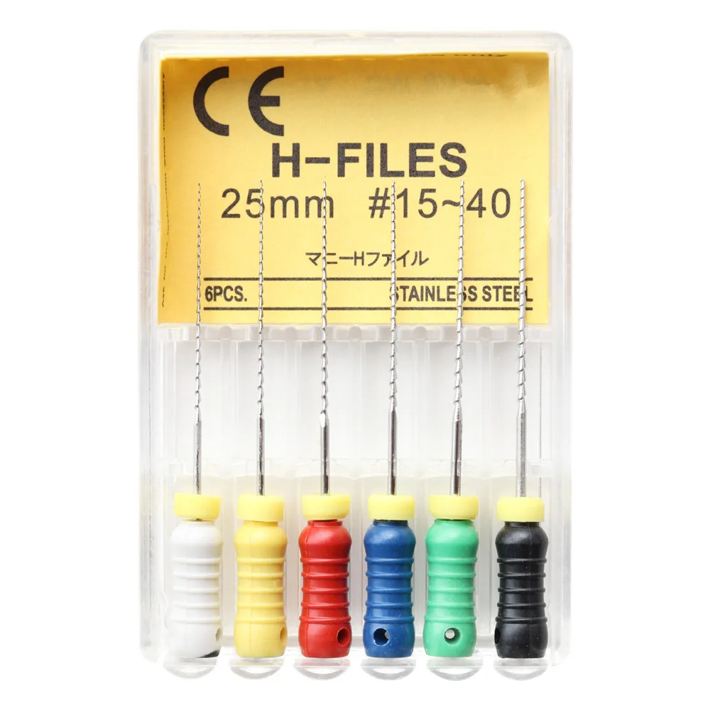 10 Packs Dental H-files Endodontic Root Canal Hedstroem File (hand Use ...