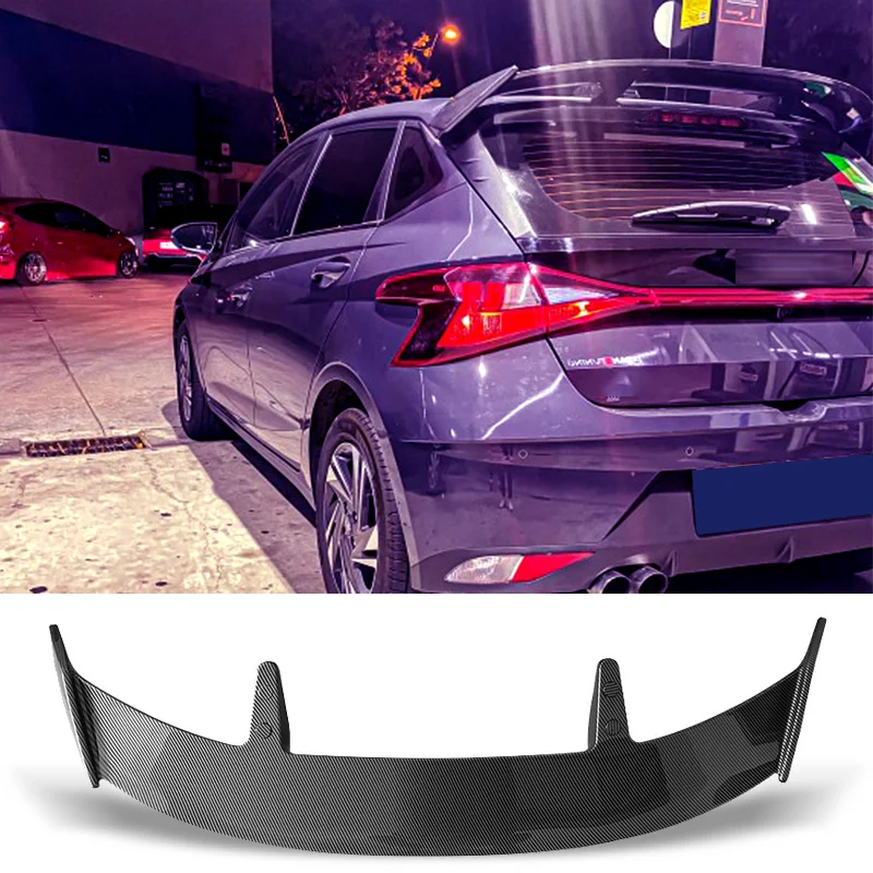Spoiler Carbon Surface Abs Material Car Rear Trunk Type Te Roof Spoiler ...