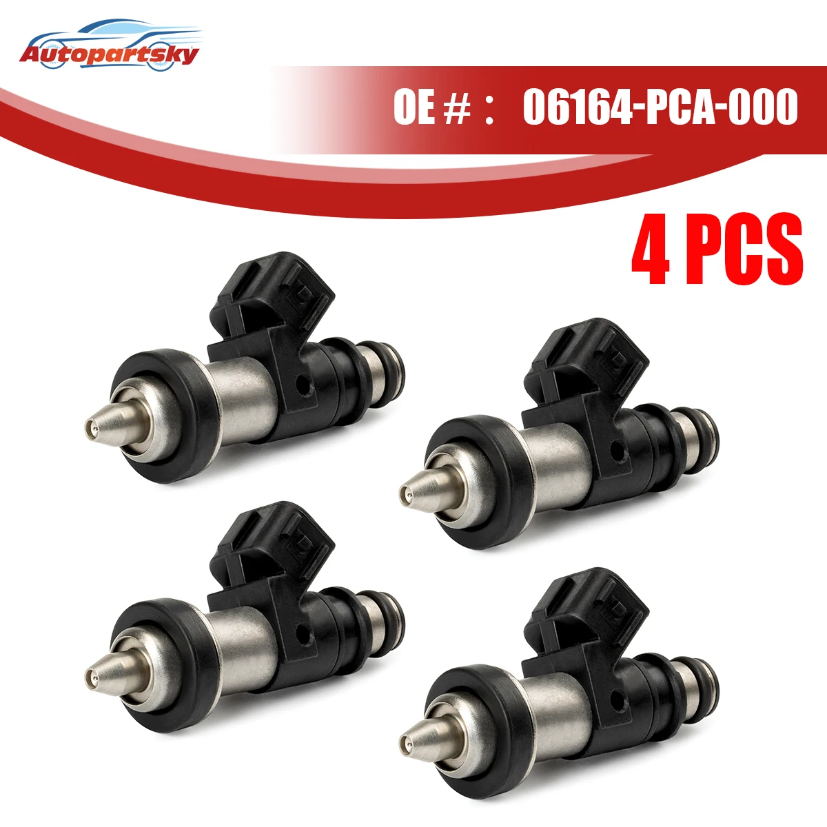 4PCS Fuel Injectors Nozzle 06164-PCA-000 For Honda CRV S2000 2.0L FJ799 ...