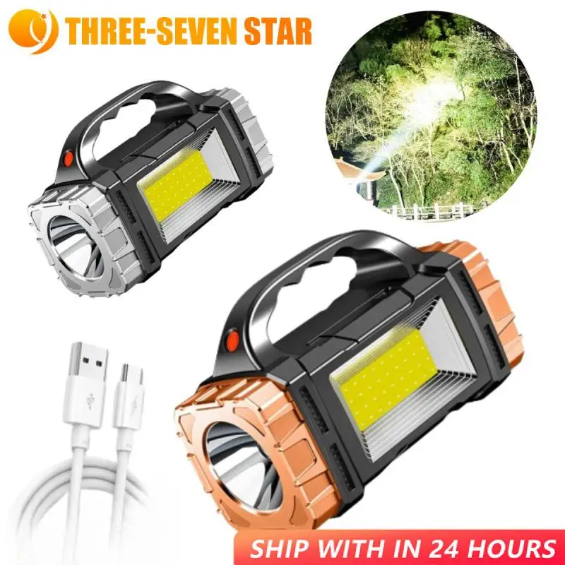 High-Power-Rechargeable-LED-Flashlight-Multifunctional-Portable-Light ...