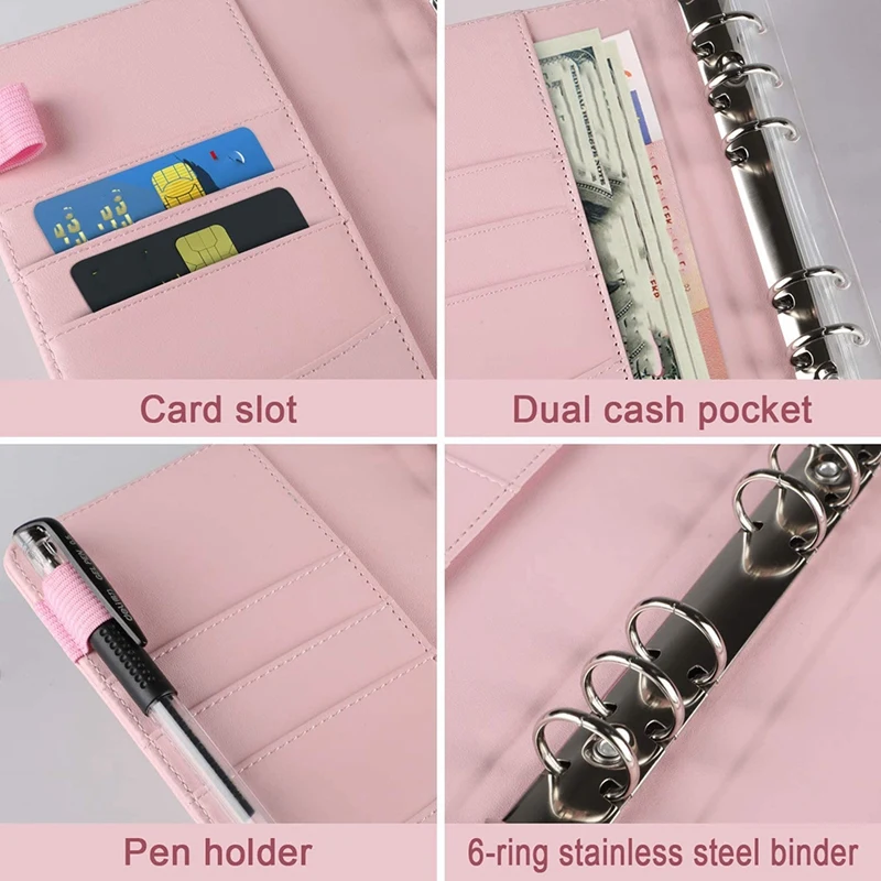 Album - album photo,Classeur avec couvercle en cuir,classeur de Budget ...