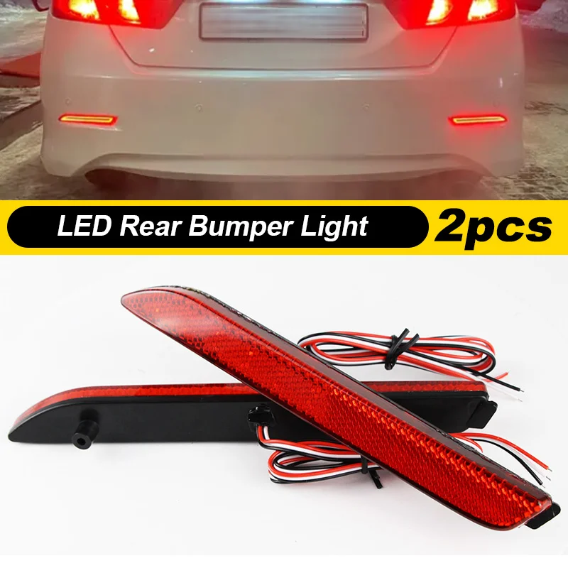 LED-Car-Rear-Bumper-Reflector-Tail-Brake-Light-For-Toyota-RAV4-Camry ...