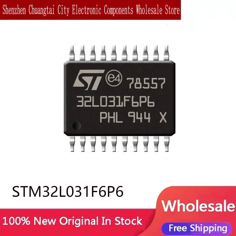 5Pcs-Lot-STM32L031F6P6-STM32L031F6P-STM32L031F6-STM32L031F-STM32L031-IC-MCU-32BIT-32KB-FLASH ...