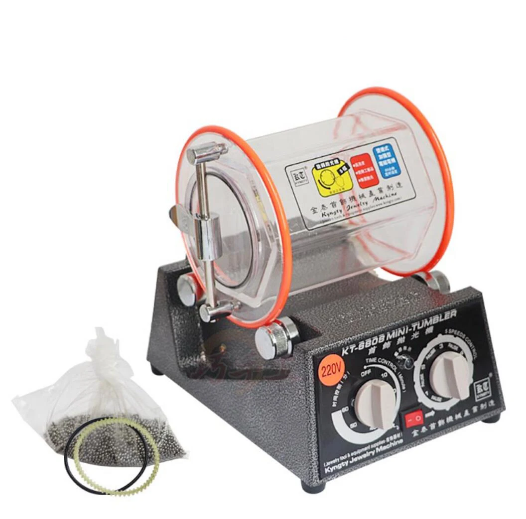 kt6808Rotary Tumbler Rock Tumbler,jewelry polishing machine,jewelry ...
