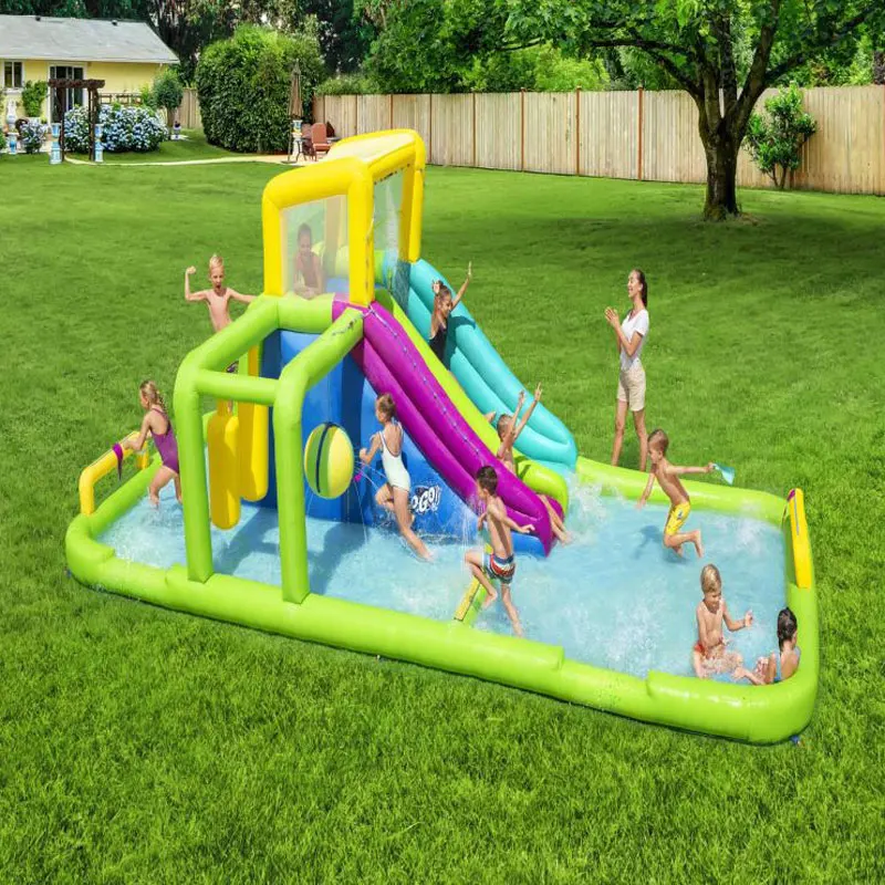 Children-s-inflatable-castle-outdoor-mobile-water-park-slide-children ...