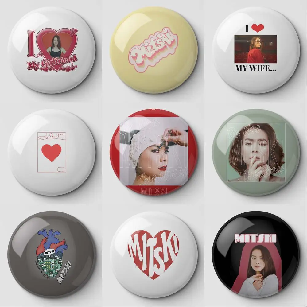 Mitski Heart Bury Me At Makeout Creek Retro Font My Soft Button Pin ...