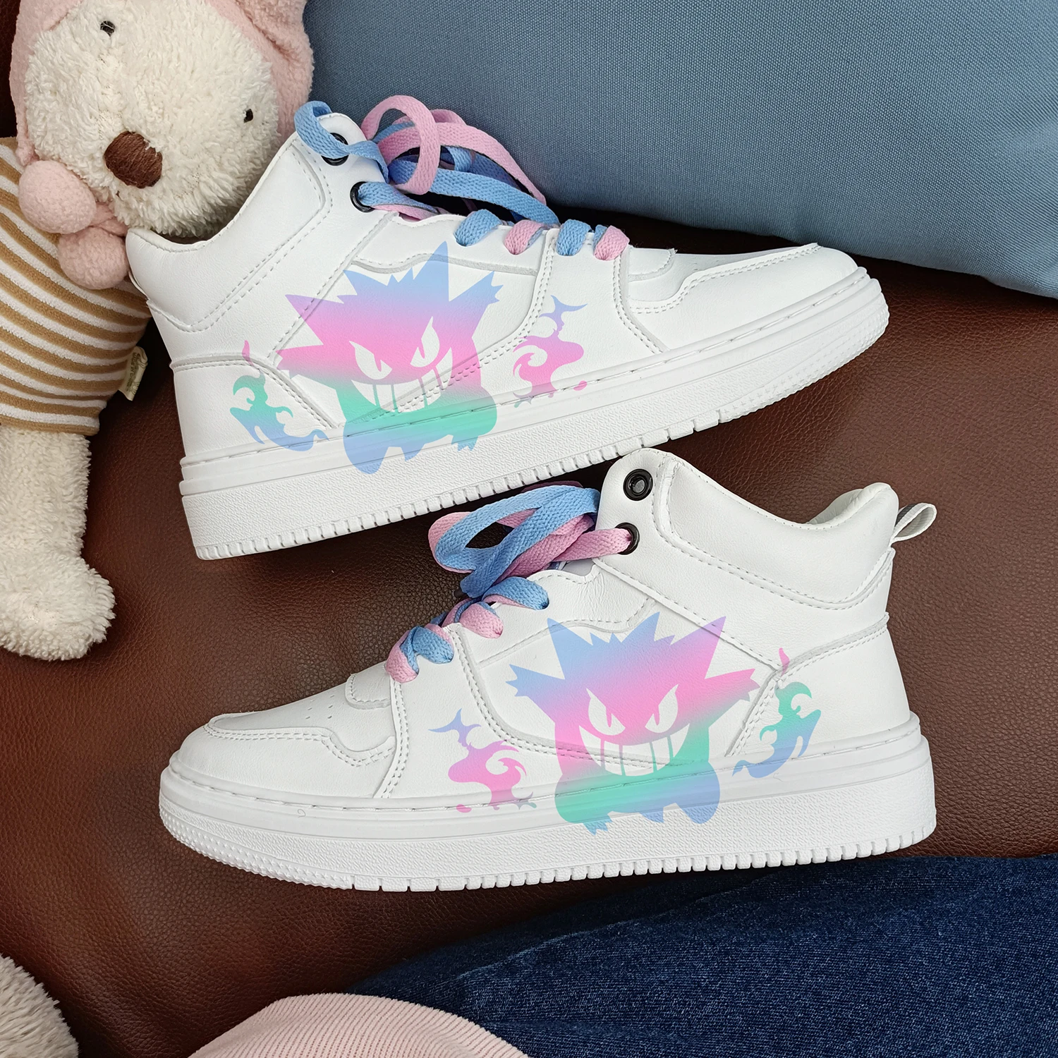 Cartoon Kawaii Pokemon Gengar Shoes - KawaiiMerch.com