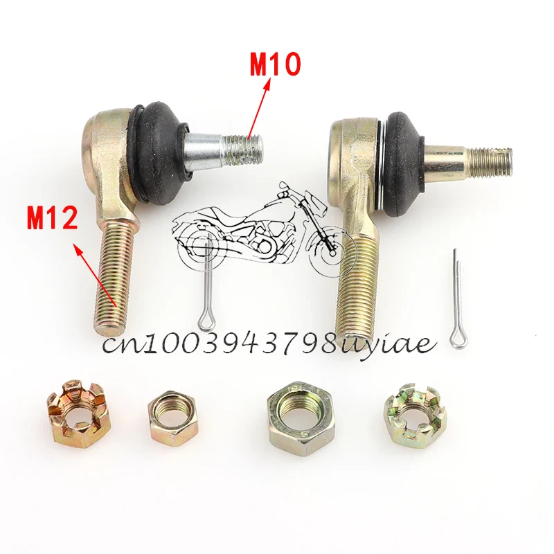M10-M12 Tie Rod End Kits Fit For CF Moto 9030-101170 Steering Knuckle ...