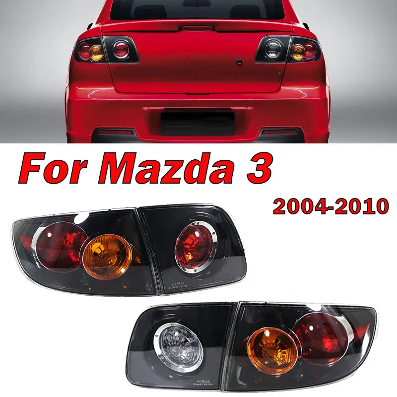 1 Set Car Taillight For Mazda 3 2004-2010 BK 51-160 Inside Outside Tail ...
