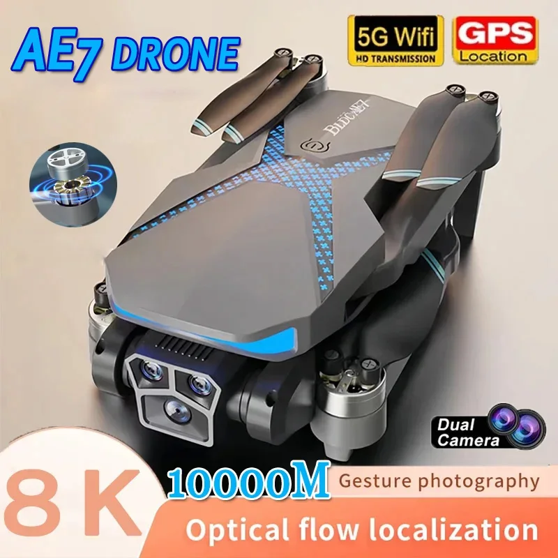 Mini-AE7-Drone-Profissional-Motor-Brushless-Posicionamento-de-Fluxo-ptico-4-C-mera-8K-Aeronave ...