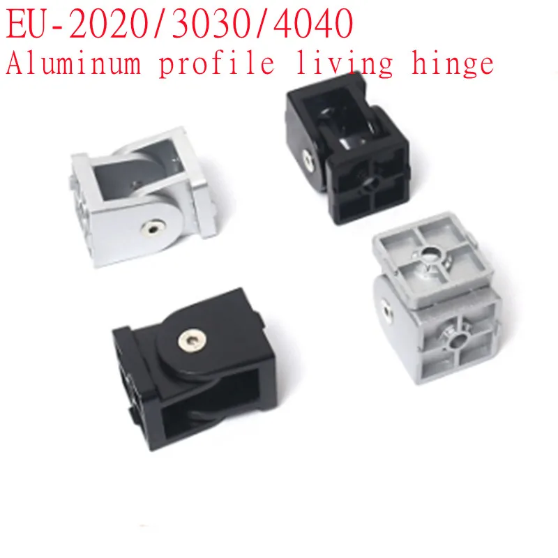 1pc-2020-3030-4040-Aluminum-profile-living-hinge-fittings-Right-angle ...
