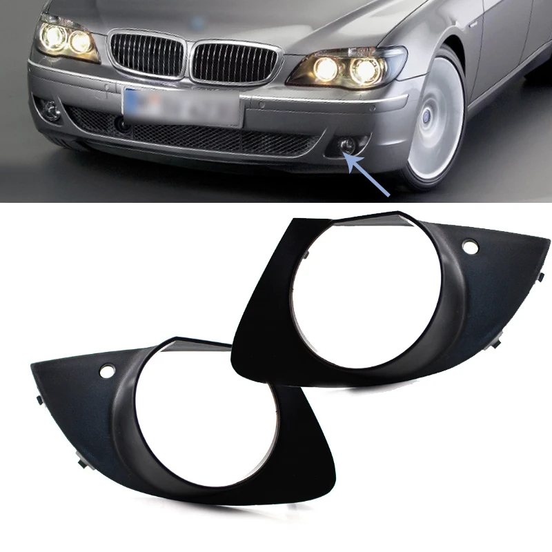 Fog light cover For BMW 7 Series E65 E66 2006 2007 2008 fog lamp trim ...