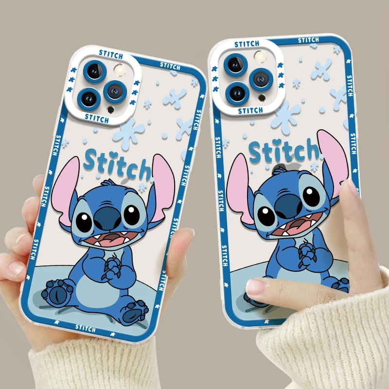 Funda-de-silicona-para-tel-fono-m-vil-carcasa-de-Disney-Stitch-para ...