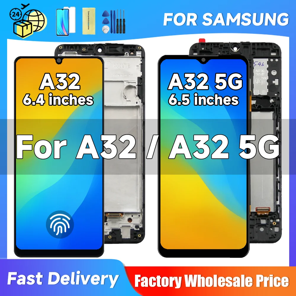 AMOLED-Screen-for-Samsung-Galaxy-A32-A325-A325F-Lcd-Display-Digital ...