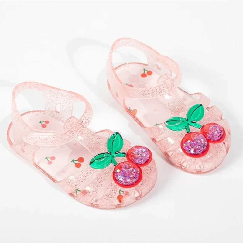 2025 Summer New Girl Princess Sandals Cartoon Children's Jelly Sandals ...