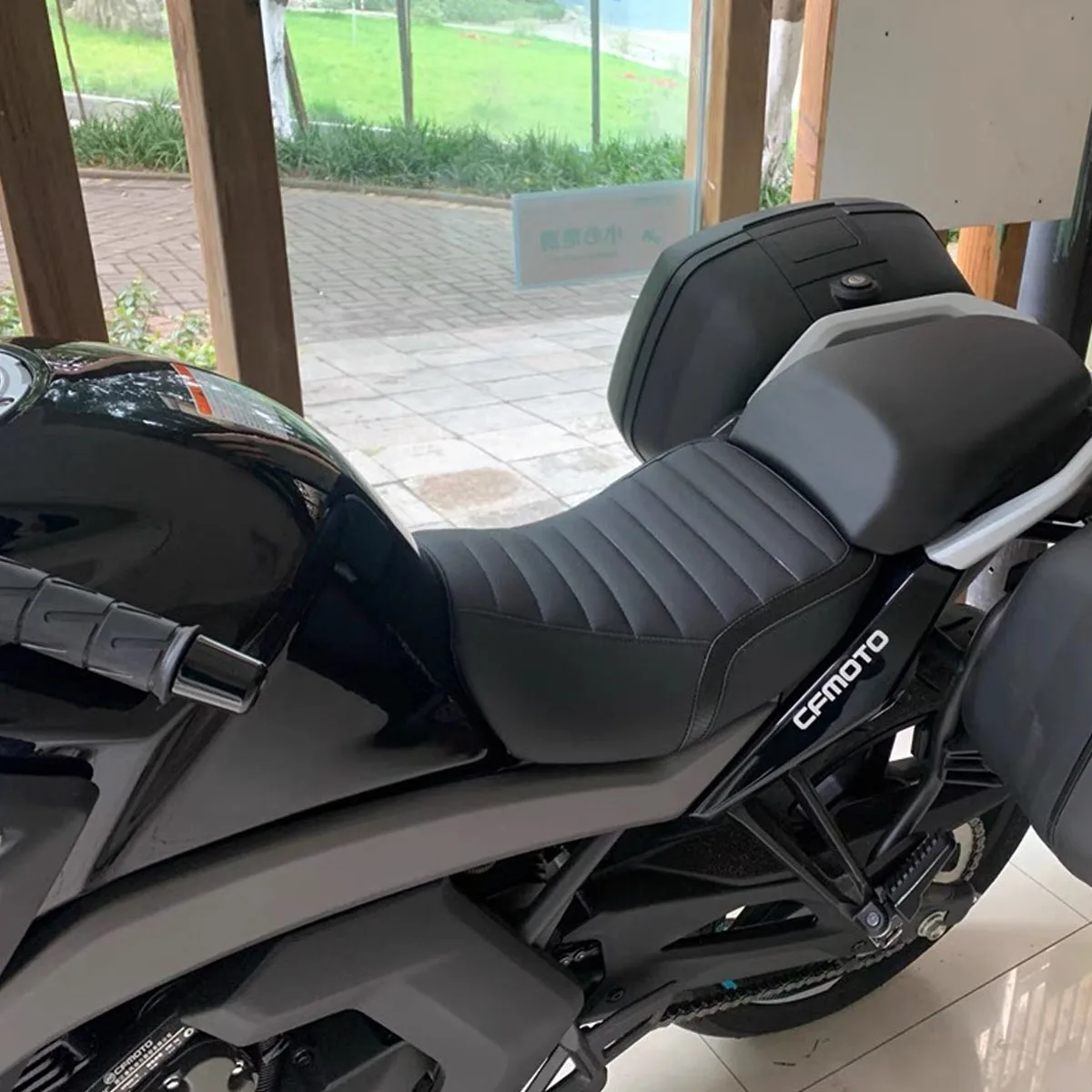 Motorcycle-modification-with-thicker-and-softer-seat-cushions-higher ...