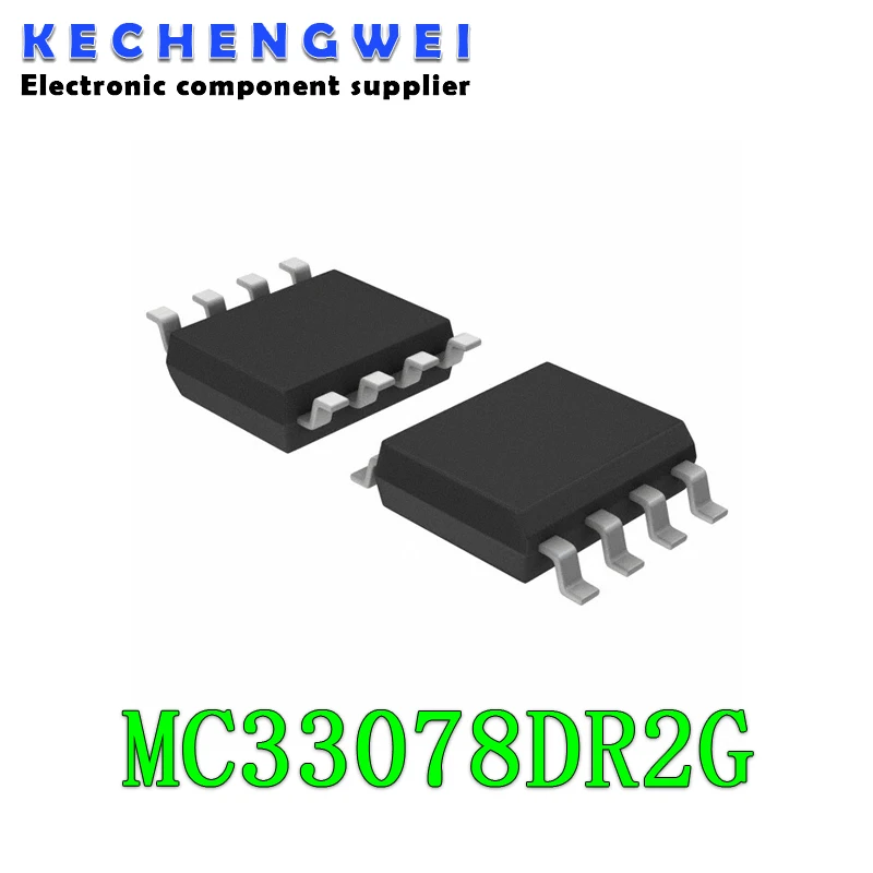 10 adet/grup MC33078DR2G MC33078 MC33078DR 33078 SOP 8 düşük gürültü ...