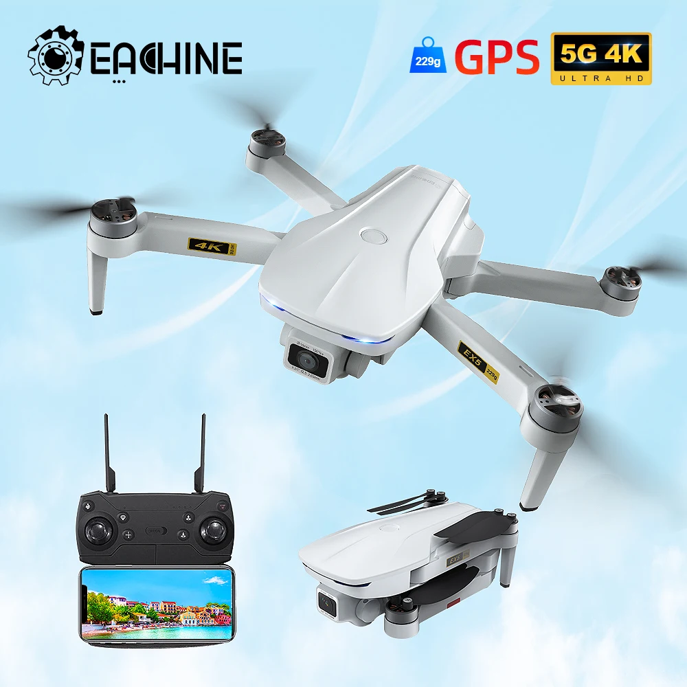 Eachine EX5 Drone 229g zdalnie sterowany Quadcopter 4K GPS HD Mini ...