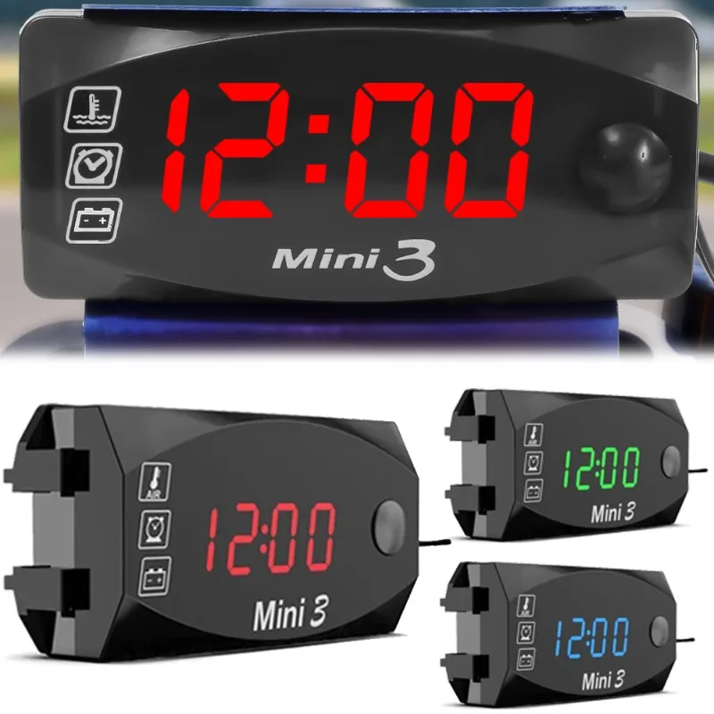 3-em-1-motocicleta-volt-metro-rel-gio-eletr-nico-com-display-digital ...