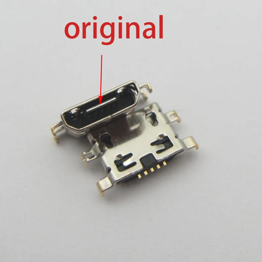 100-500Pcs-Original-Micro-USB-5pin-mini-Connector-Mobile-Charging-port ...
