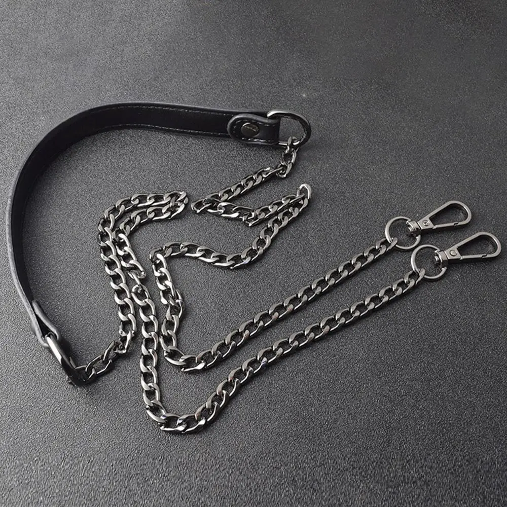 120cm Metal PU Leather Straps for Handbag Purse Chain Belt Bag ...