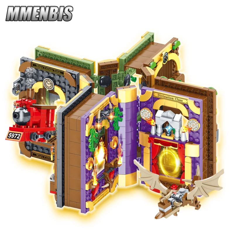 New-4-in-1-Harry-Potter-Magic-Book-Building-Sets-MOC-Blocks-Classic ...