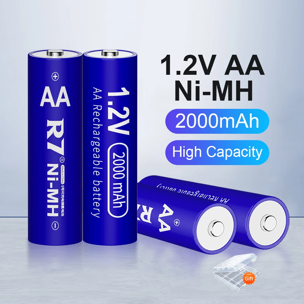 R7-Brand-1-2V-NIMH-AA-Rechargeable-Battery-2000mAh-Ni-MH-AA-Battery-Low ...