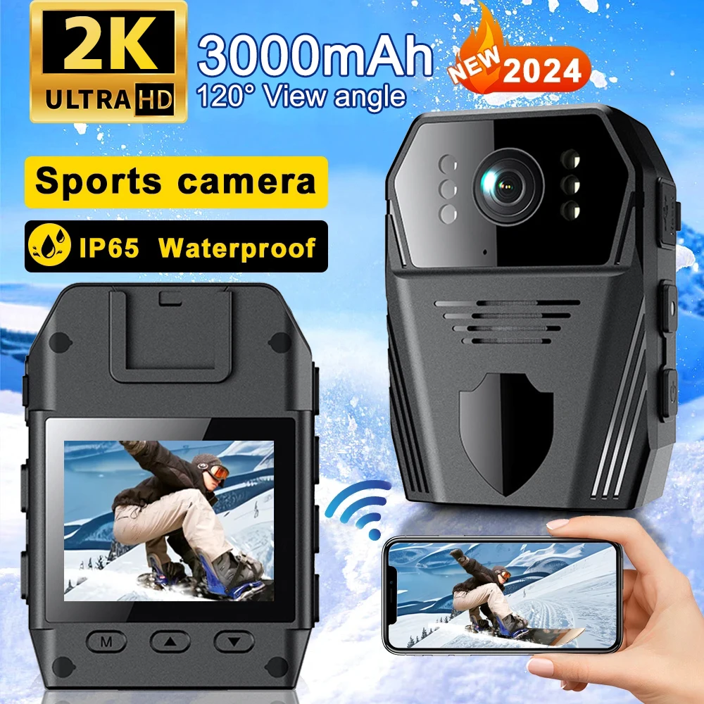 WiFi-Mini-Camera-2K-Full-HD-Wearable-Police-Camera-FHD-HD-IPS-Screen ...