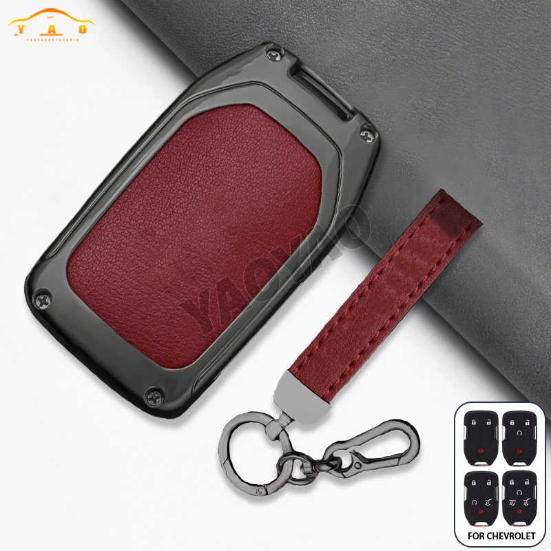 Car-Zinc-Alloy-Leather-Key-Cases-Holder-Cover-For-GMC-Terrain-2019-For ...