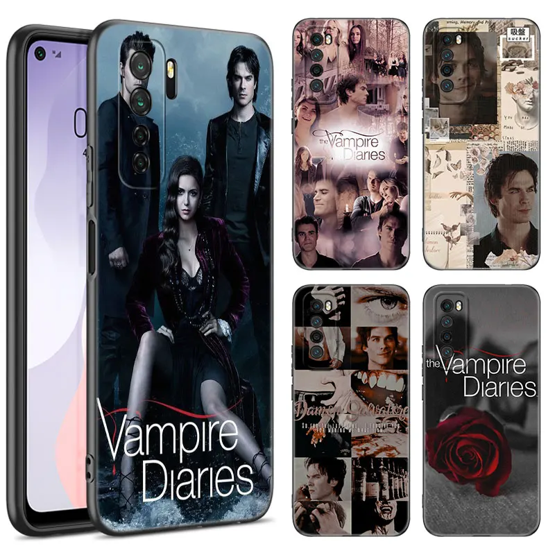 The-Vampire-Diaries-Black-Silicone-Phone-Case-For-Huawei-Nova-8-9-10-SE ...