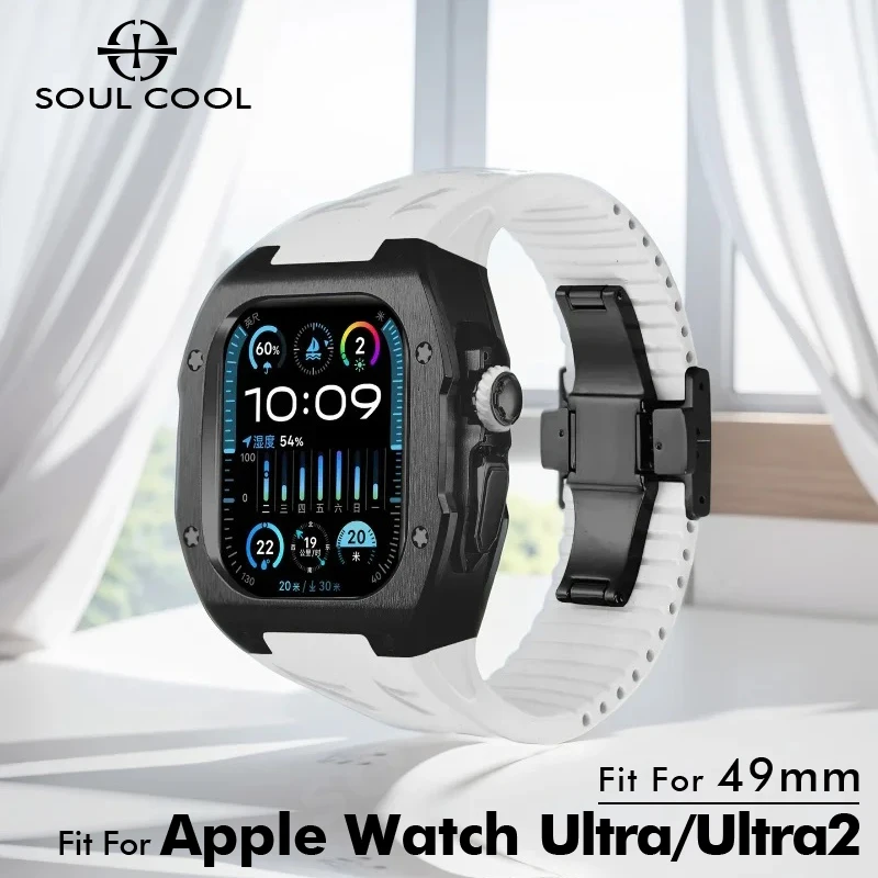 Modification-Kit-for-Apple-Watch-Ultra-49mm-Case-Soul-Cool-Titanium ...
