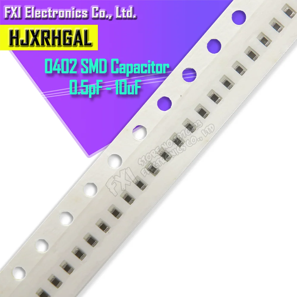 100pcs-0402-SMD-Chip-Multilayer-Ceramic-Capacitor-0-5pF-10uF-10pF-100pF ...