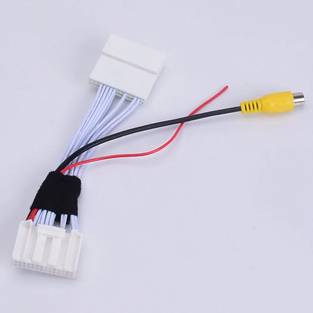 Car Navigation System Reversing Rear View Camera Adapter Cables Harness ...